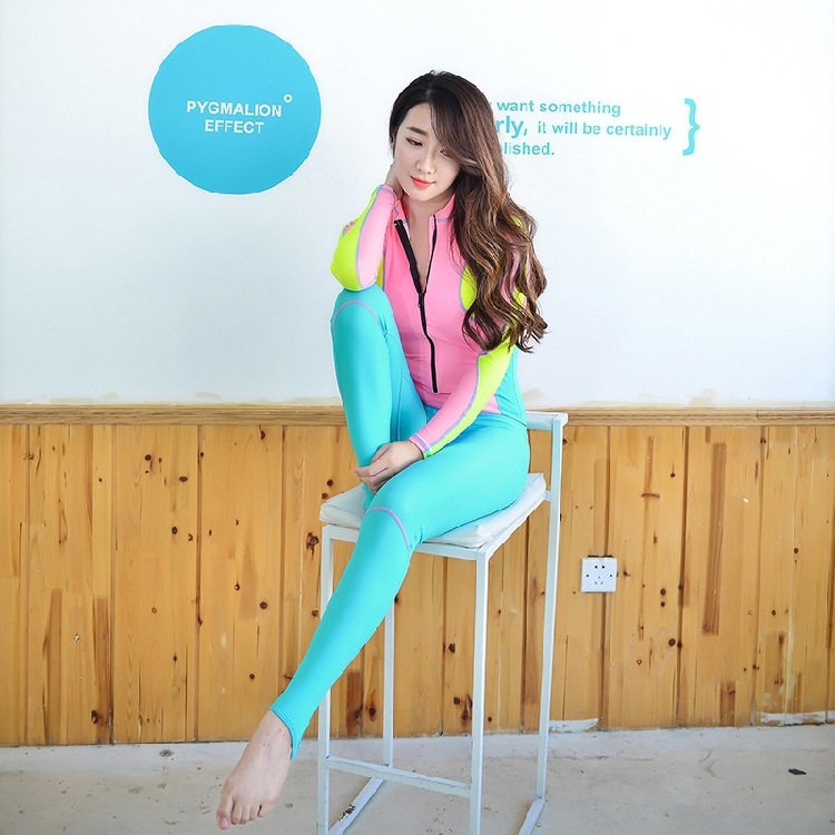 elastic zipper women wetsuit swimwear Factory Wholesale