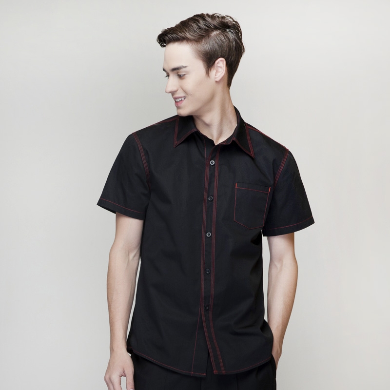cowboy denim waiter waiter short / long sleeve shirt