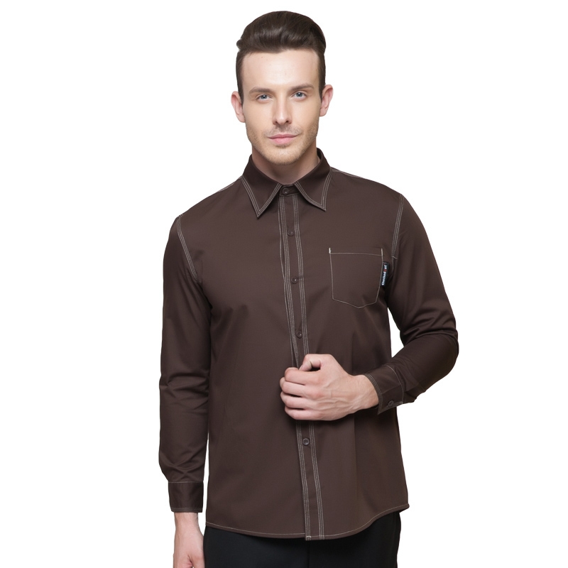 cowboy denim waiter waiter short / long sleeve shirt