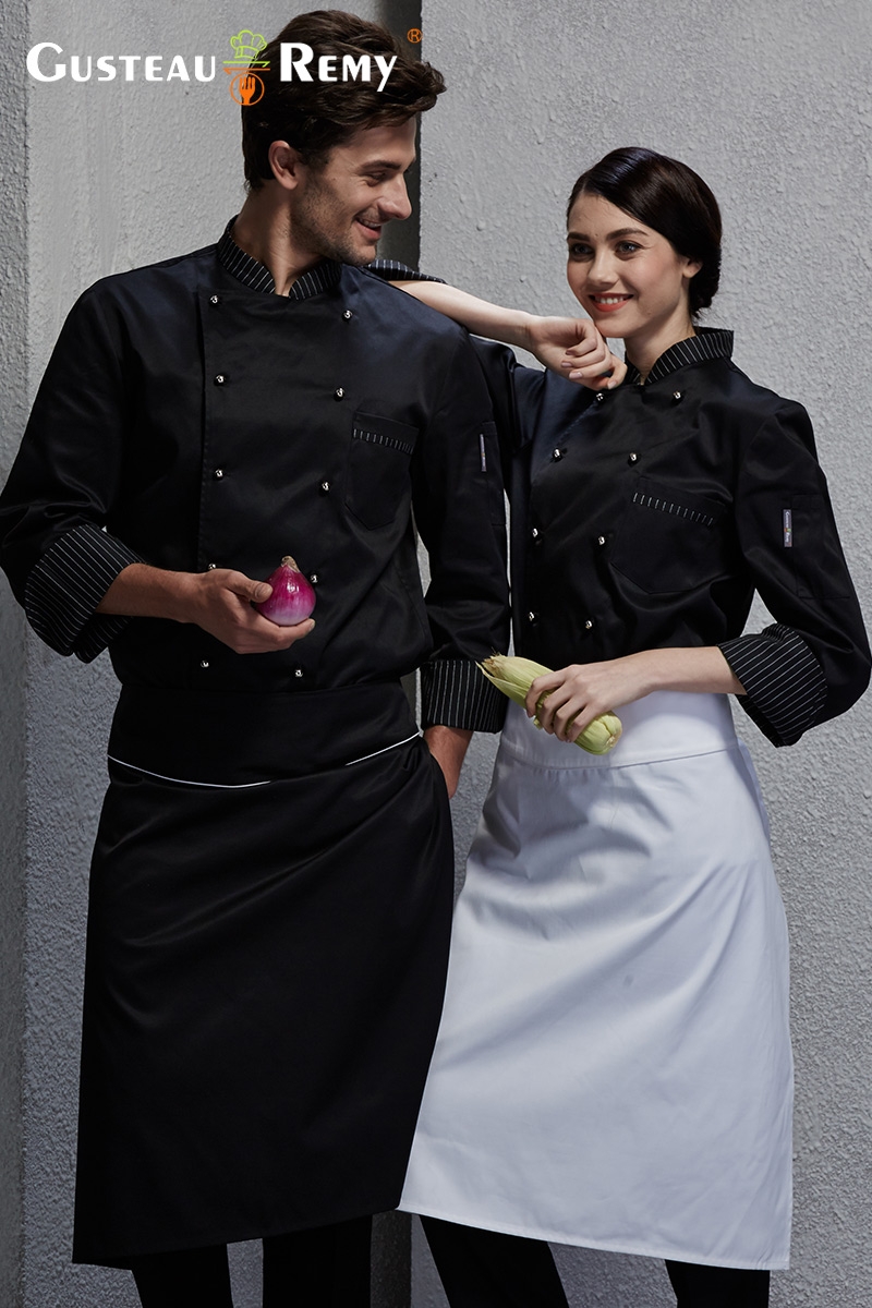 England popular restaurant food service crew apron Factory Wholesale