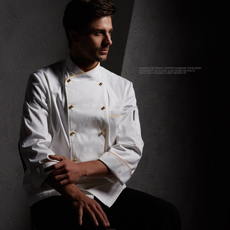 classic popular good quality chief chef coat jacket unisex design
