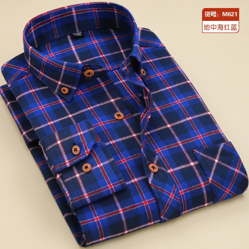casual fashion checkered men shirt Factory Wholesale