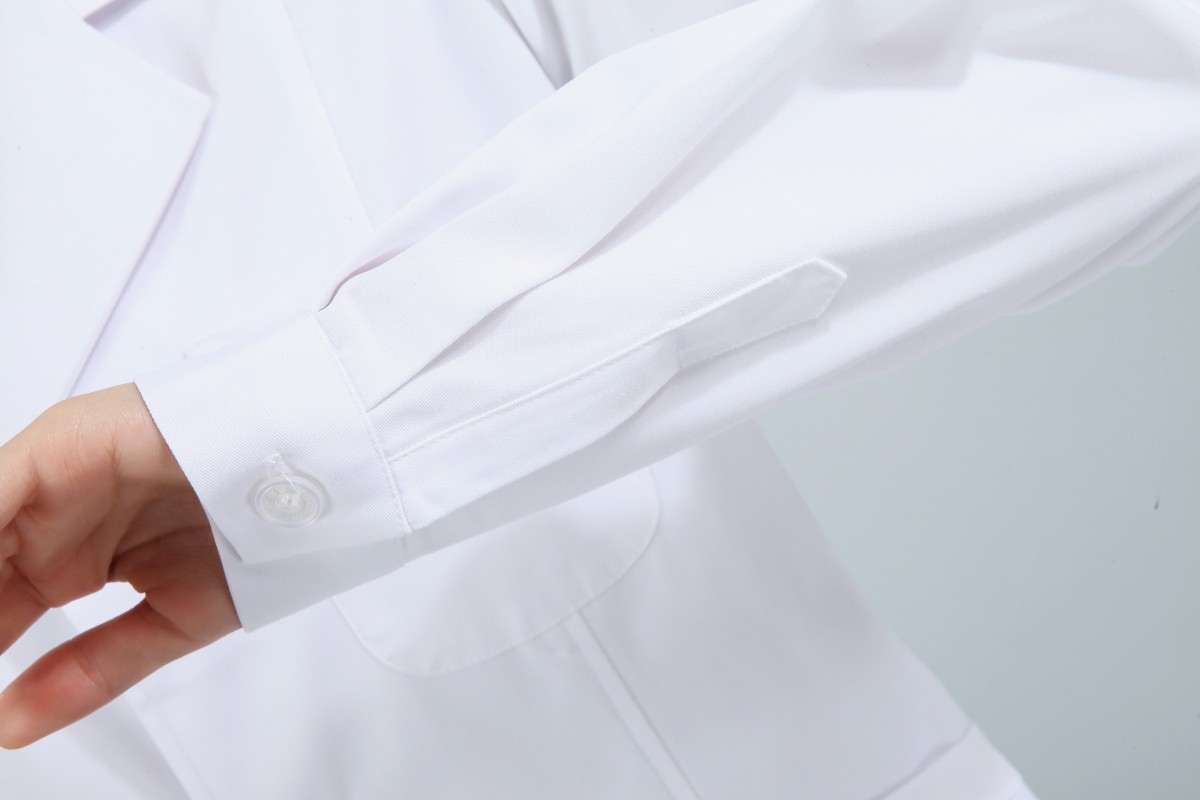 winter high quality long sleeve front opening nurse doctor coat uniform ...