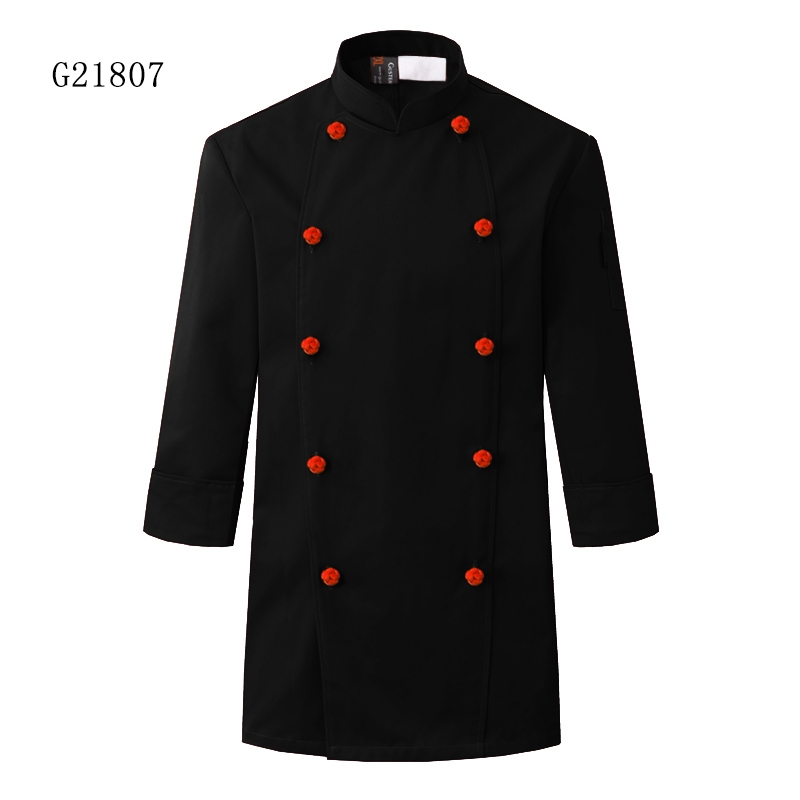 clothing button double breasted chef coat winter design