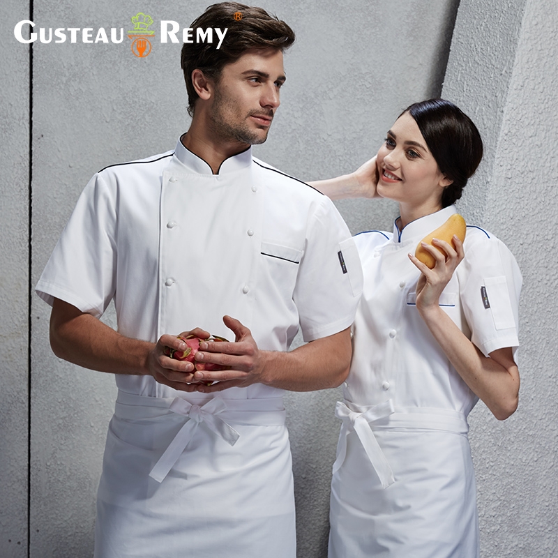 fashion Asian restaurant food kitchen chef jacket uniform Factory Wholesale