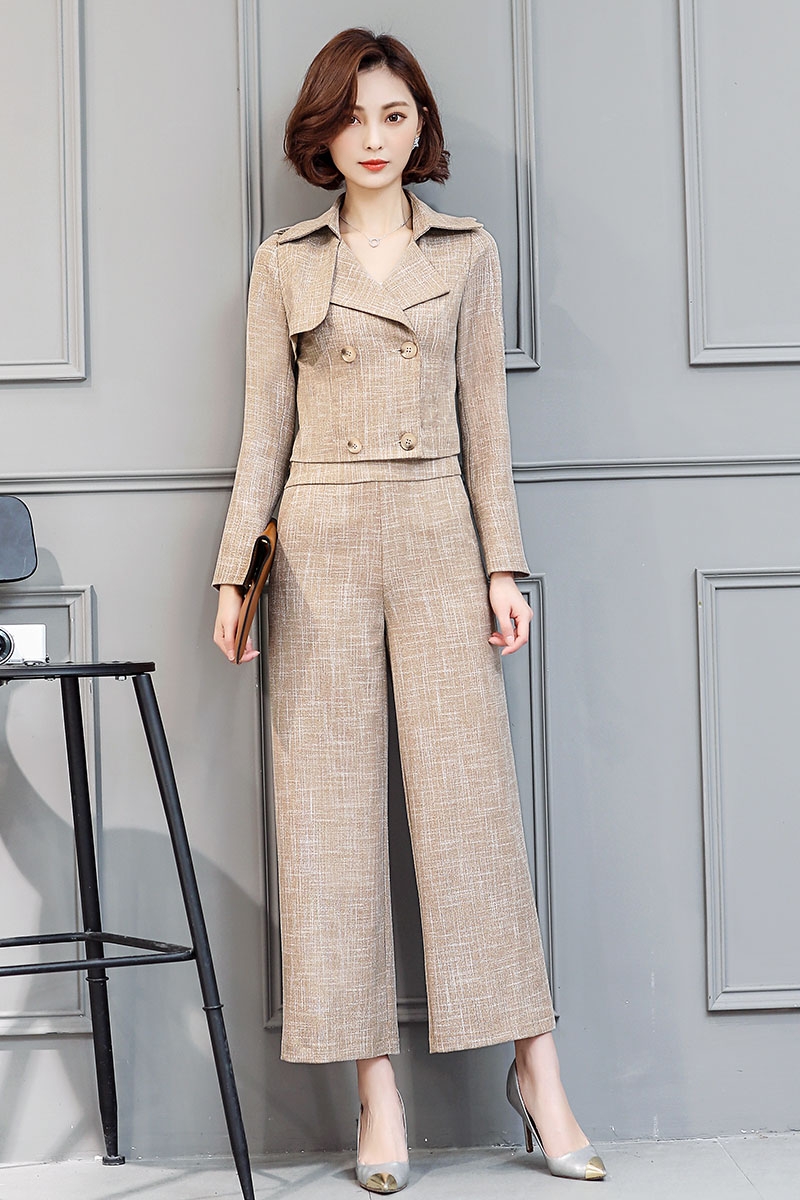 fashion casual pant suits office work wear Factory Wholesale