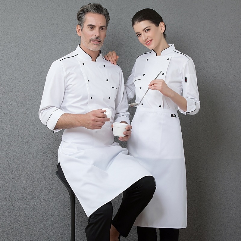 Europe style restaurant chef jacket working wear uniform