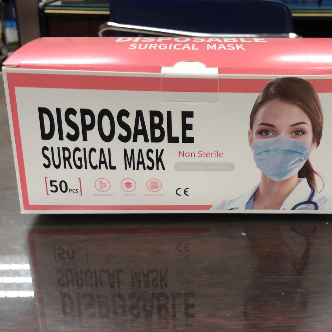 medical disposable ce ceritficated mask surgical mask EN14683 Type IIR