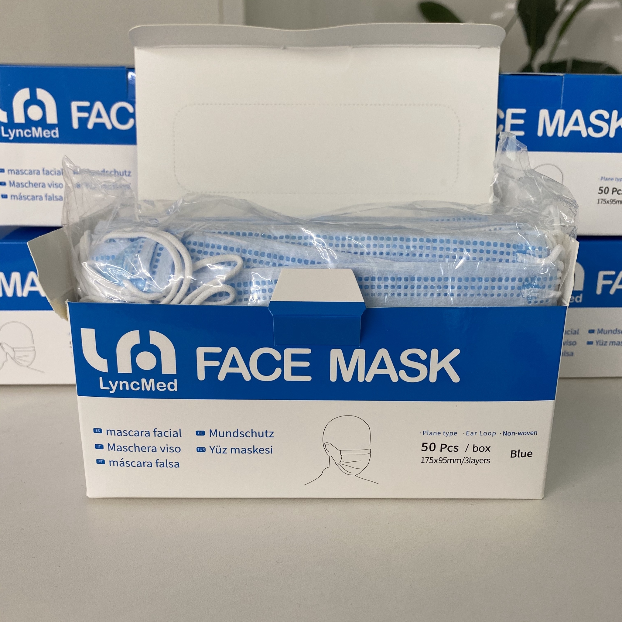 lyncmed CE FDA ceritficated mask surgical mask EN14683 Type I ...