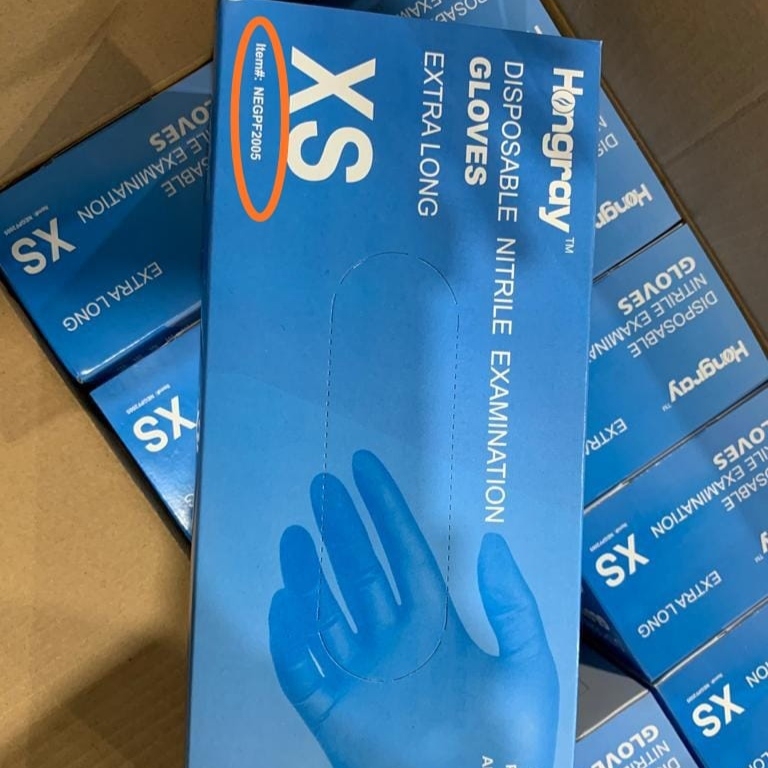hongray 12 inch medical nitrile disposable gloves Examination gloves