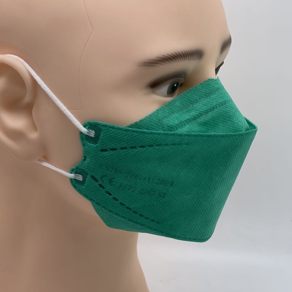 pink color 4-layers KN95 mask fish shape disposable mask KF94 mask PPE ...