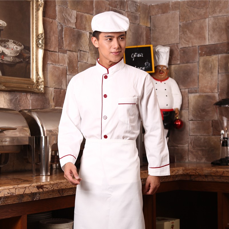 high quality standard chef uniform coat autumn Factory Wholesale