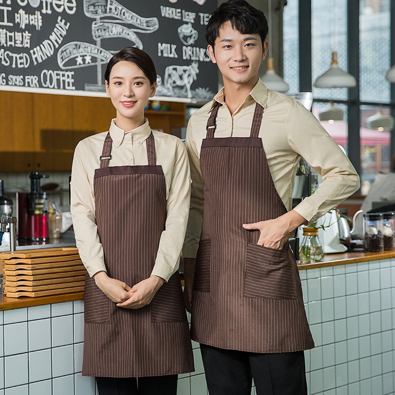 2025 hot sale long sleeve caffee house restaurant waitress waiter ...