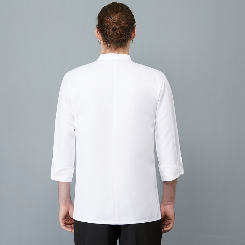 2025 Europe design casual double breasted button bread house baker cook ...
