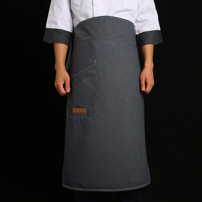 2025 Europe style half length cafe staff apron for waiter chef apron ...
