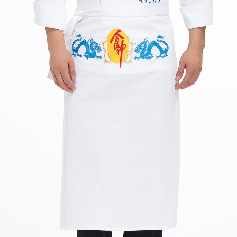 2025 Chinese elements good fabric cafe staff apron chef apron discount ...