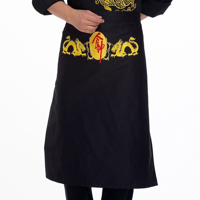 2025 Chinese elements good fabric cafe staff apron chef apron discount ...