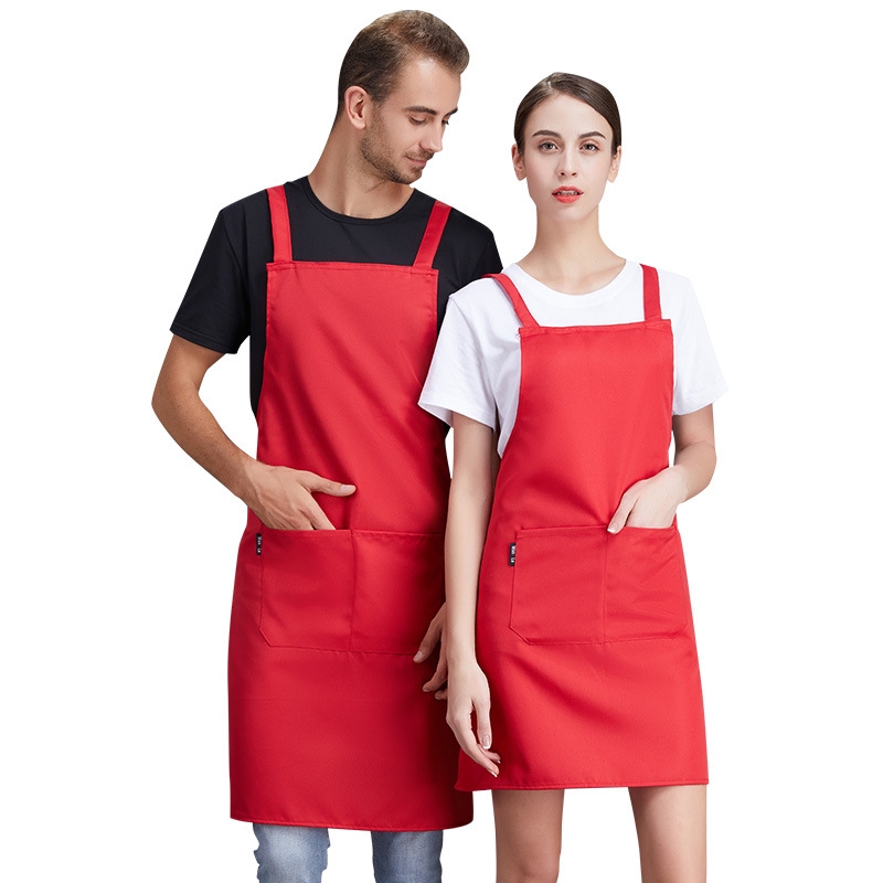 2025 fashion high quality Europe desgin water proof cafe halter apron ...