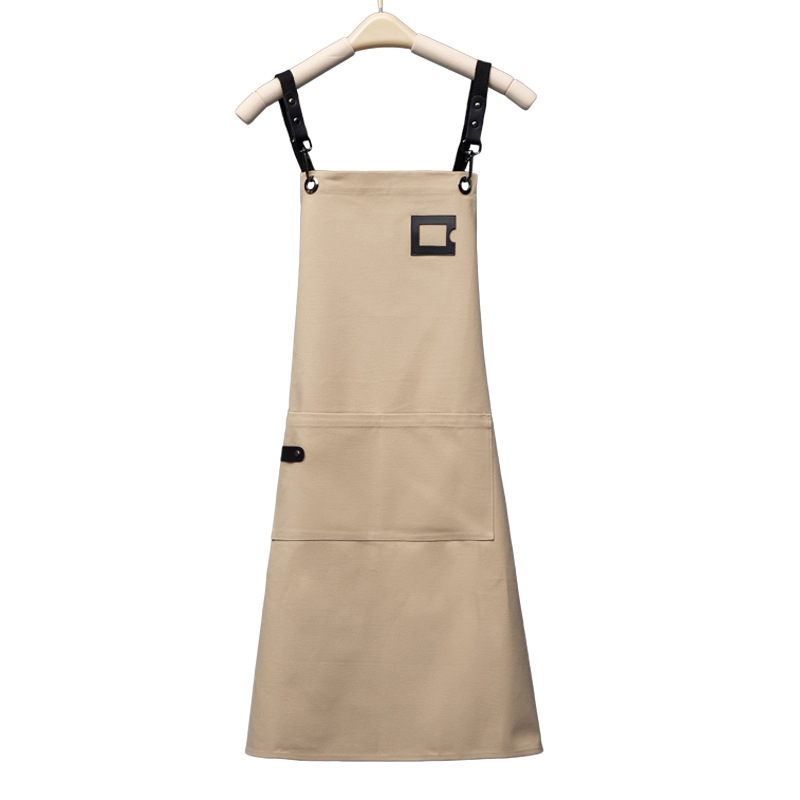 2025 Europe new desgin dessert store staff apron pub waiter apron cafe ...