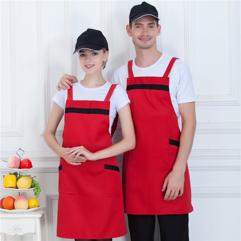 2025 spring dessert store staff apron waiter apron fresh store halter ...