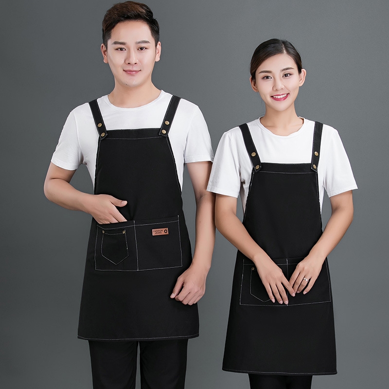 2025 cheap apron super market staff fresh vegetable store halter apron ...