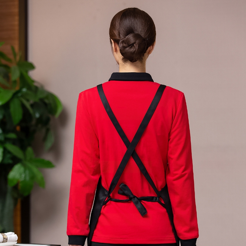 Chinese style dong bei floral printing apron