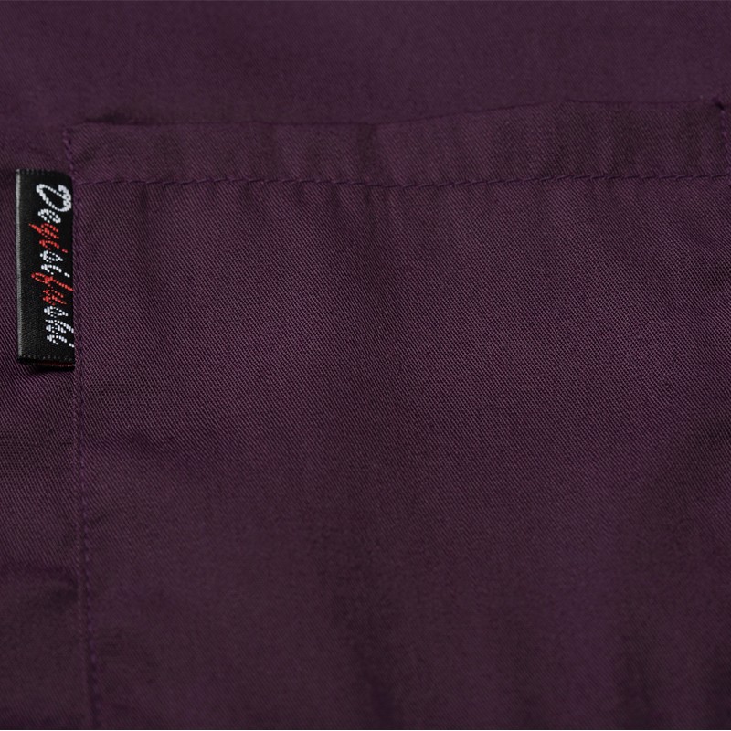 special purple color short sleeve chef coat Factory Wholesale