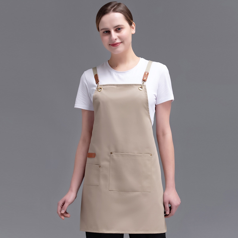 2025 Asian fruit store apron mid-length halter apron cafe pub waiter ...
