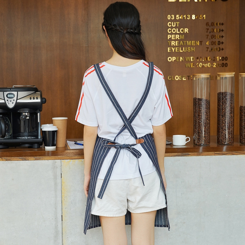 2025 China apron factory chef halter apron working apron fruit store apron