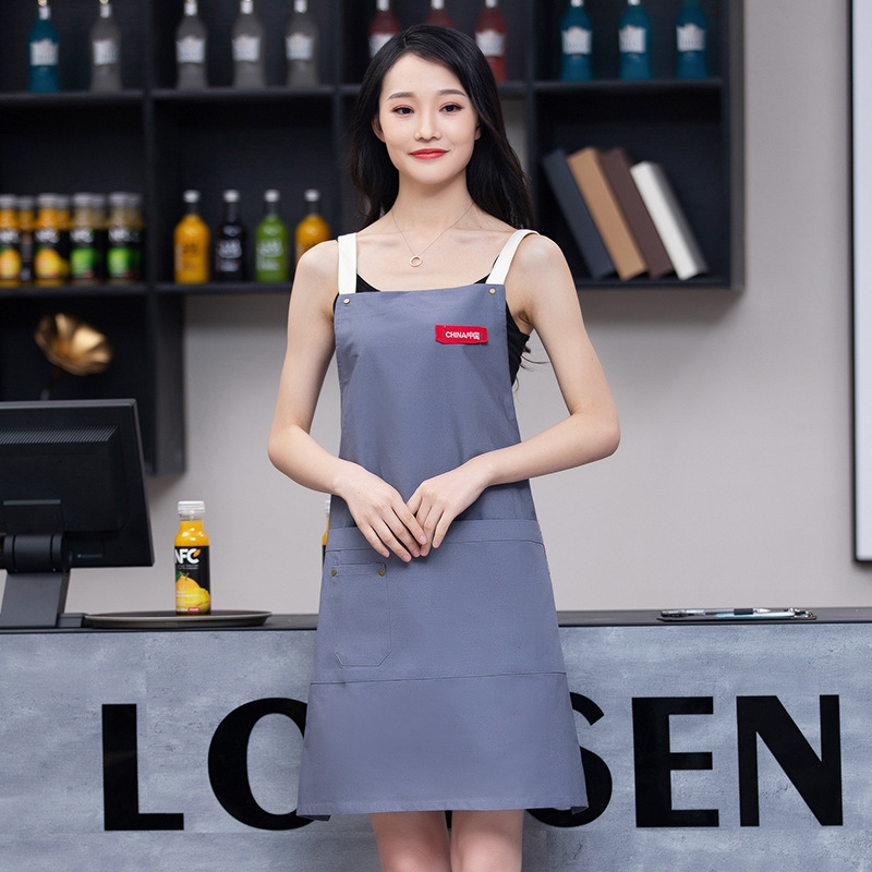 2025 Japan hot sale halter apron buy apron for chef apron caffee shop ...