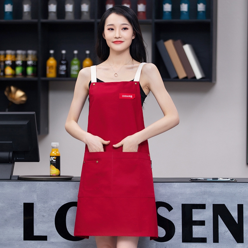 2025 Japan hot sale halter apron buy apron for chef apron caffee shop ...
