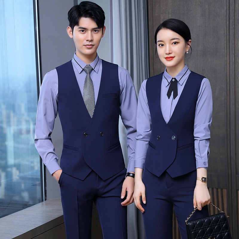 2022 fashion rail way Attendant uniform Suits vest pant shirt blouse ...