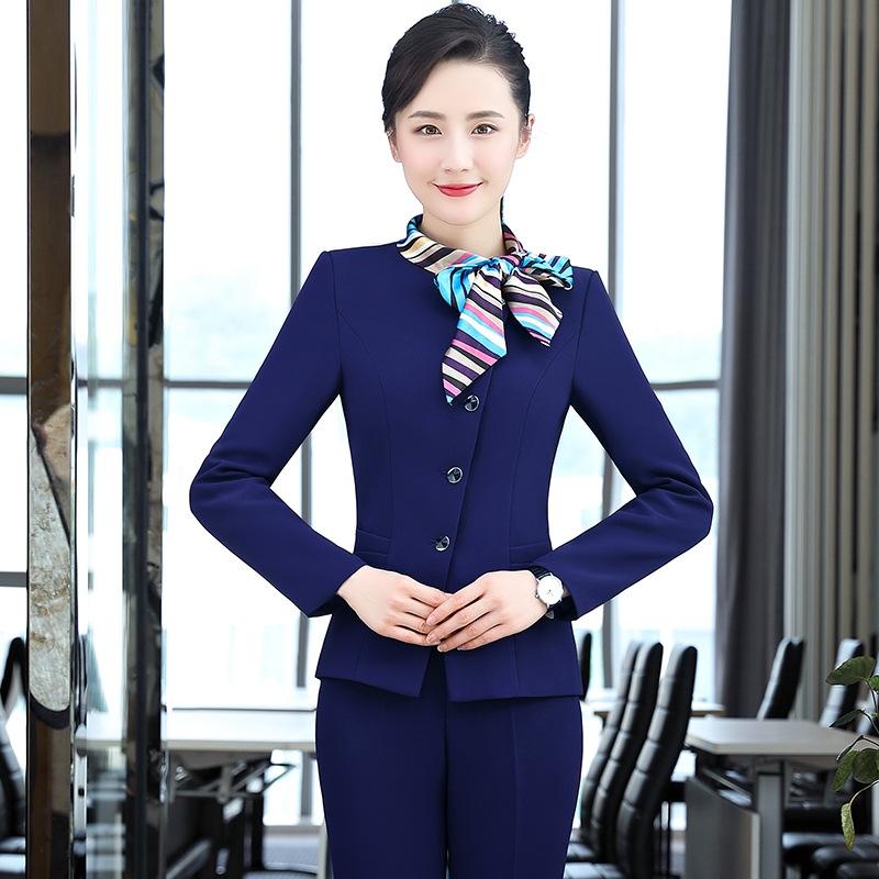 2025 fashion women Attendant Suits sales representative uniform working ...