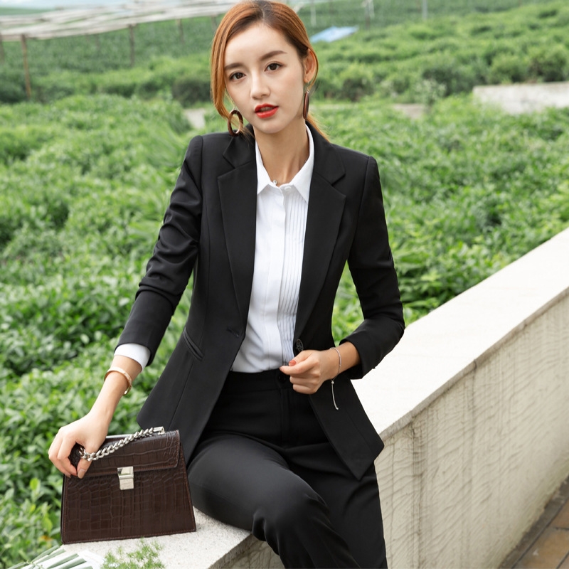 2025 fashion women Attendant pant Suits sales representative working ...