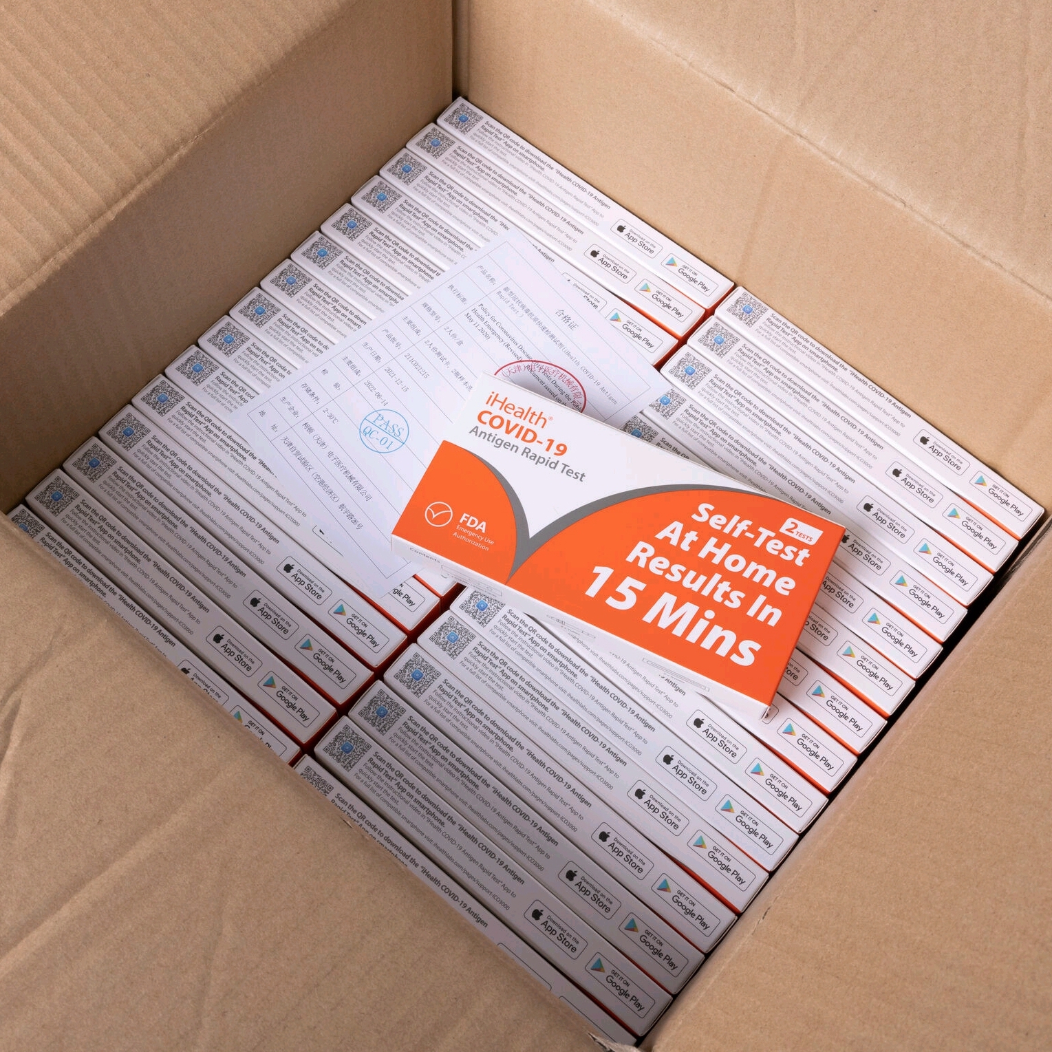 ihealth covid-19 antigen rapid test kit home test self test OTG USA ...