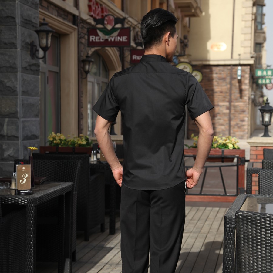 fashion France style KTV KFC restaurant waiter uniform Factory Wholesale