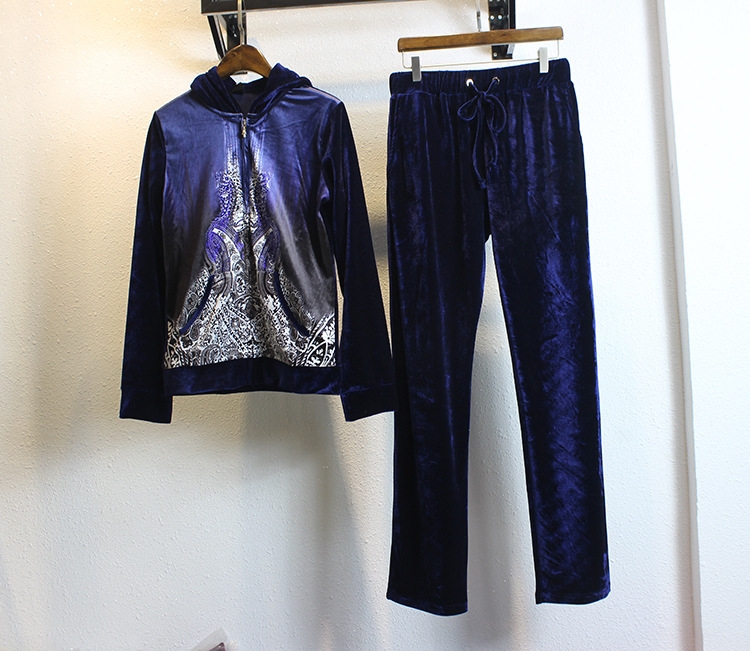 upgraded europe design pleuche sportswear Factory Wholesale